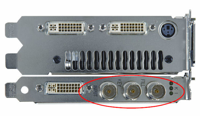 SDI Connections - Other NVIDIA Quadro FX SDI Cards