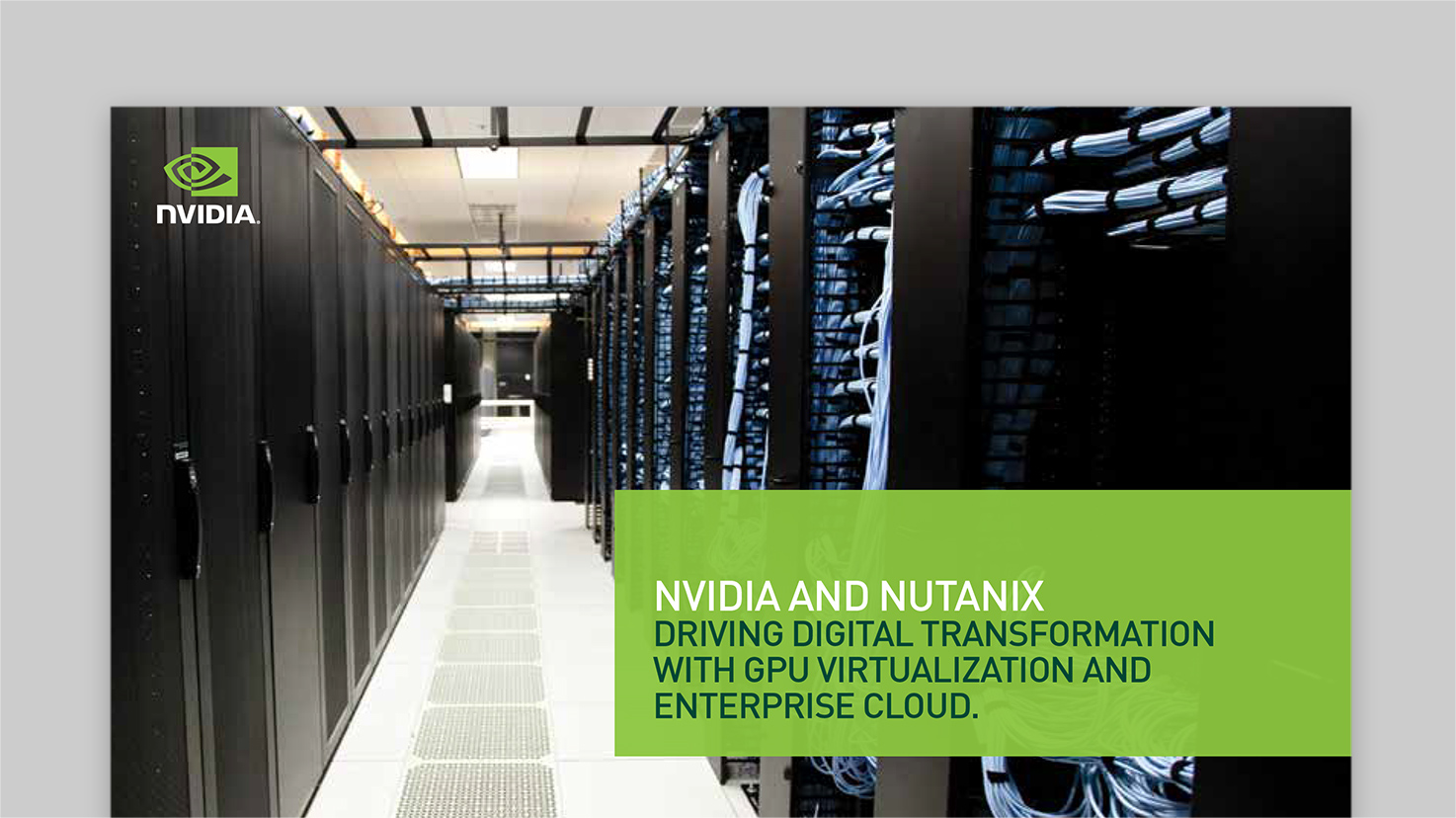 NVIDIA 仮想 GPU と NUTANIX - NVIDIA データ センター