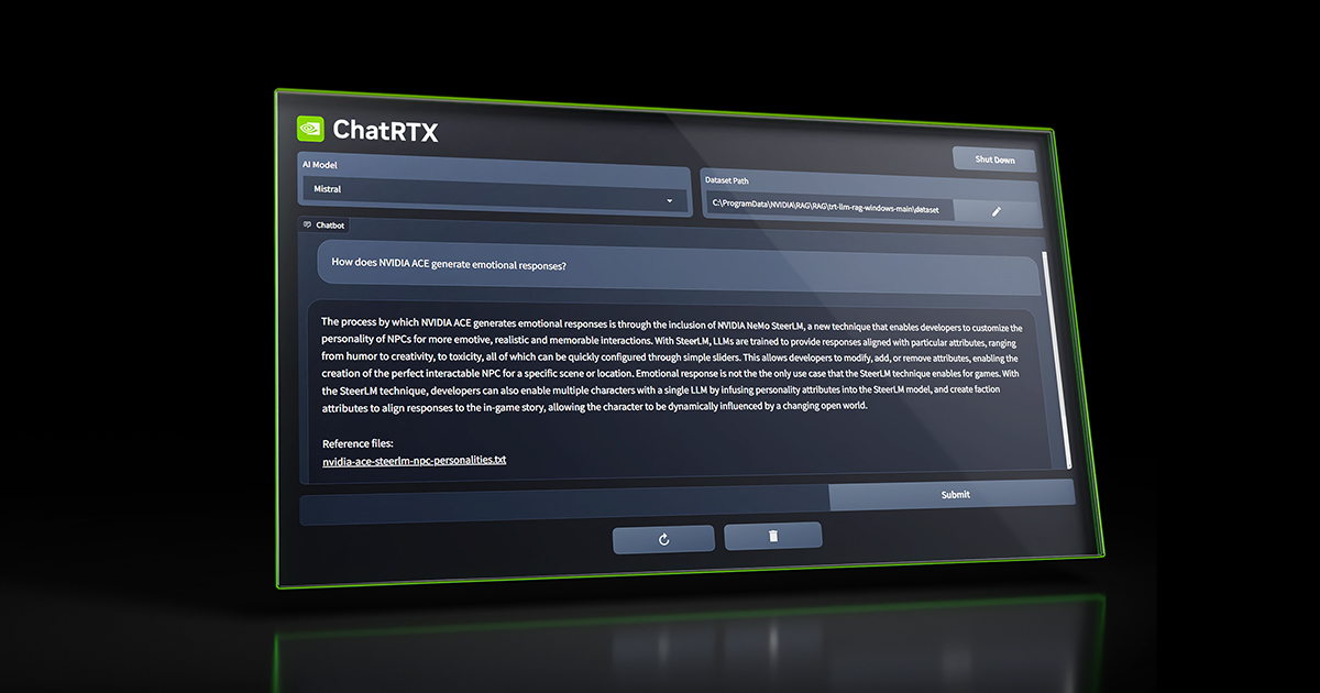 Stwórz niestandardowy duży model językowy (LLM) z ChatRTX | NVIDIA Stwórz niestandardowy duży model językowy (LLM) z ChatRTX | NVIDIA