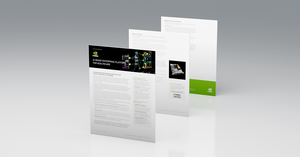Enterprise AI for Healthcare & Smart Hospitals | NVIDIA