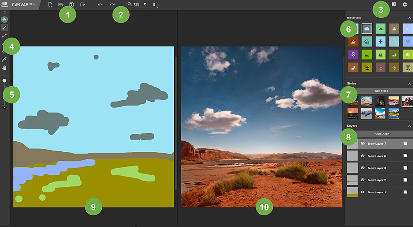 Canvas Interface | Canvas User Guide | NVIDIA