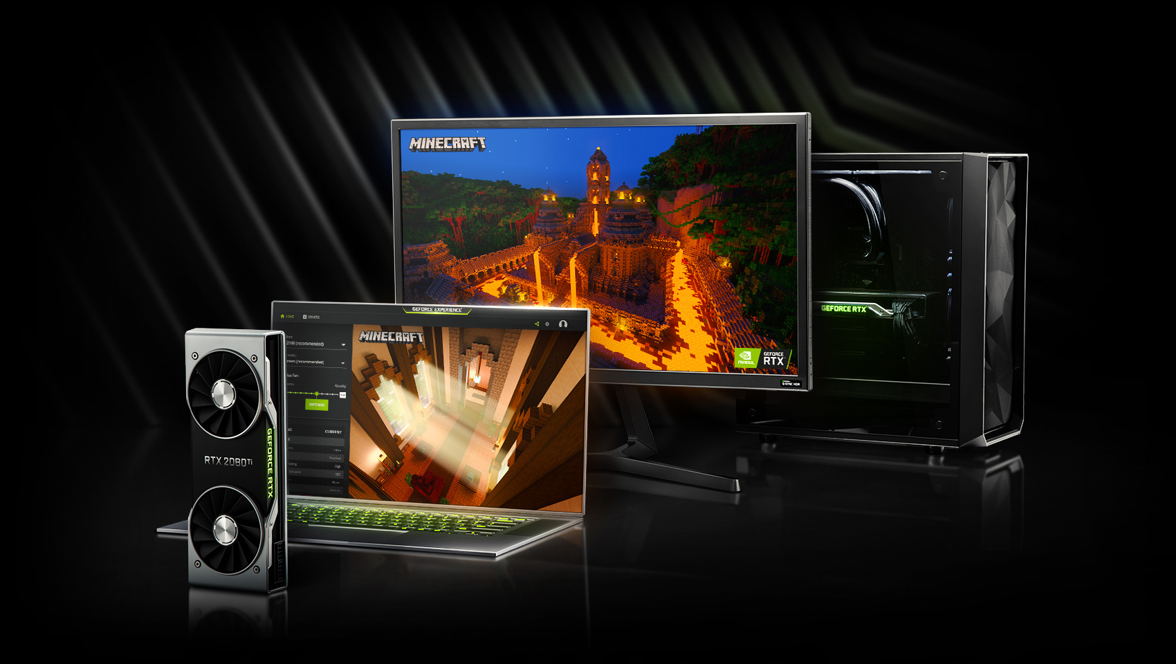 Windows 10 버전의 Minecraft with RTX Beta 다운로드 받기 | NVIDIA