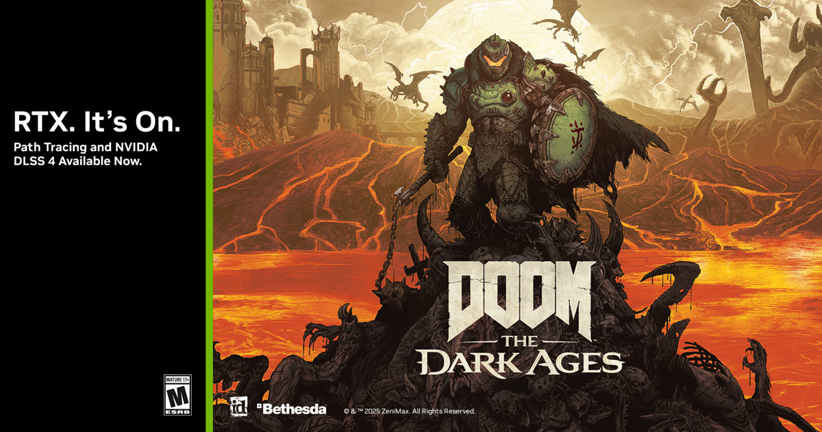 DOOM: The Dark Ages Update Out Now, Adding Path Tracing, DLSS 4 With Multi Frame Generation ...