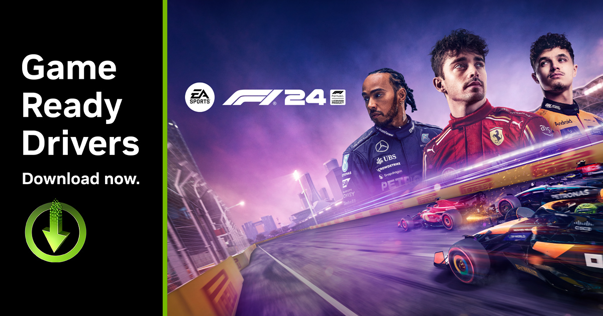 Lançamos nosso novo GeForce Game Ready Driver para EA SPORTS™ F1® 24 e ...
