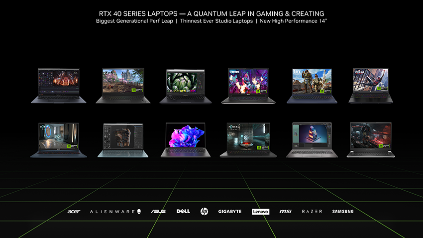 Pre-Order Starts Today: New Laptop Models Powered by GeForce RTX 40 ...