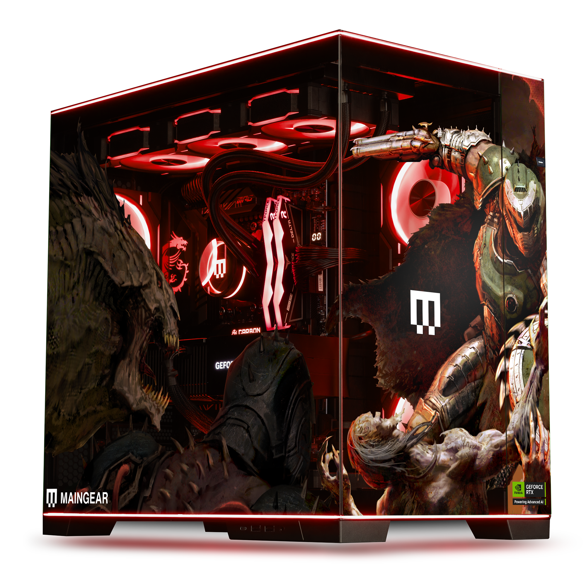 GeForce RTX At QuakeCon 2025: Custom DOOM: The Dark Ages PC Giveaways ...
