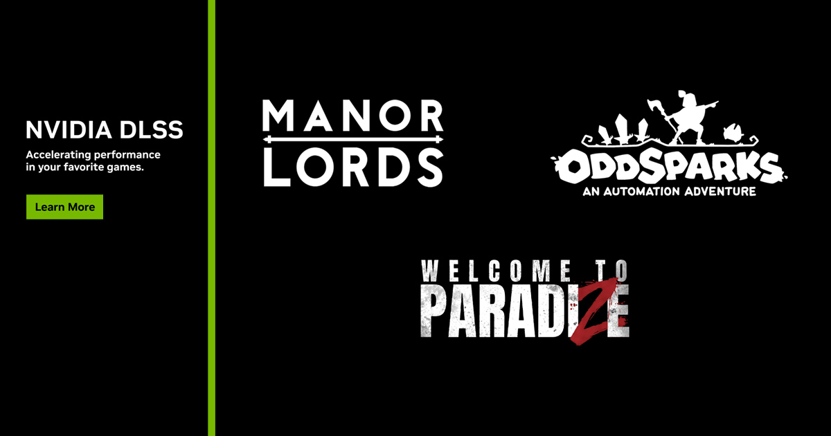 DLSS AI Acceleration Is Coming To Manor Lords & Oddsparks: An Automation Adventure | GeForce ...