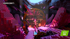 Minecraft ワールド パック 3 & RTX Windows 10 ベータ版 - NVIDIA