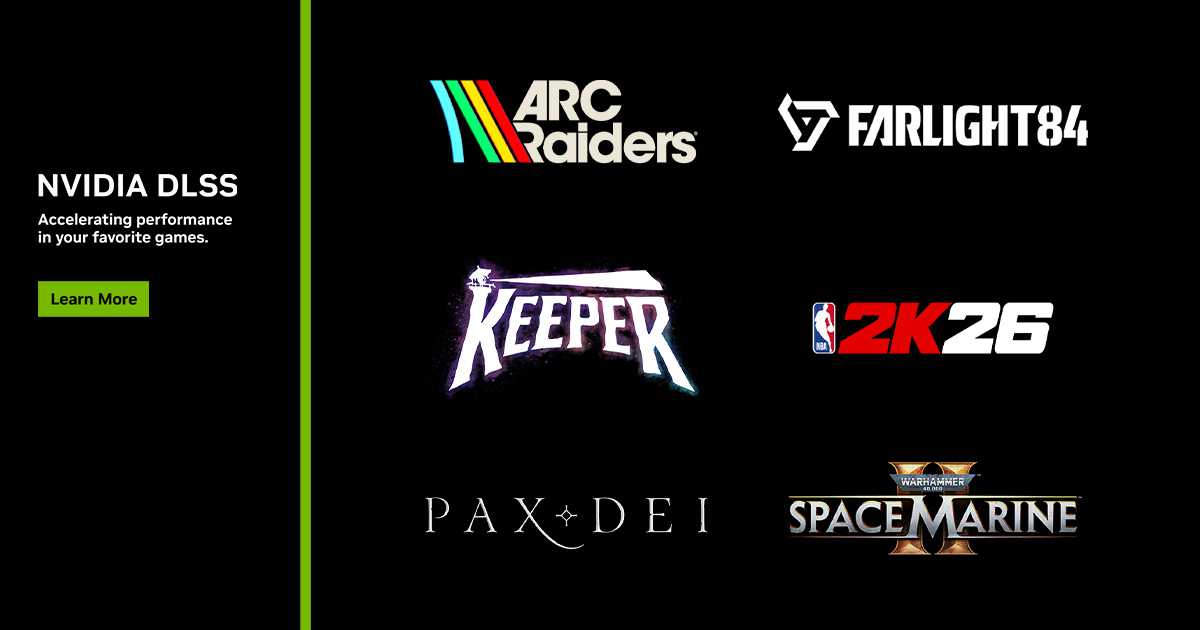 ARC Raiders Open Beta & Pax Dei Launch This Week With DLSS 4; Claim A Borderlands 4 Golden Key ...