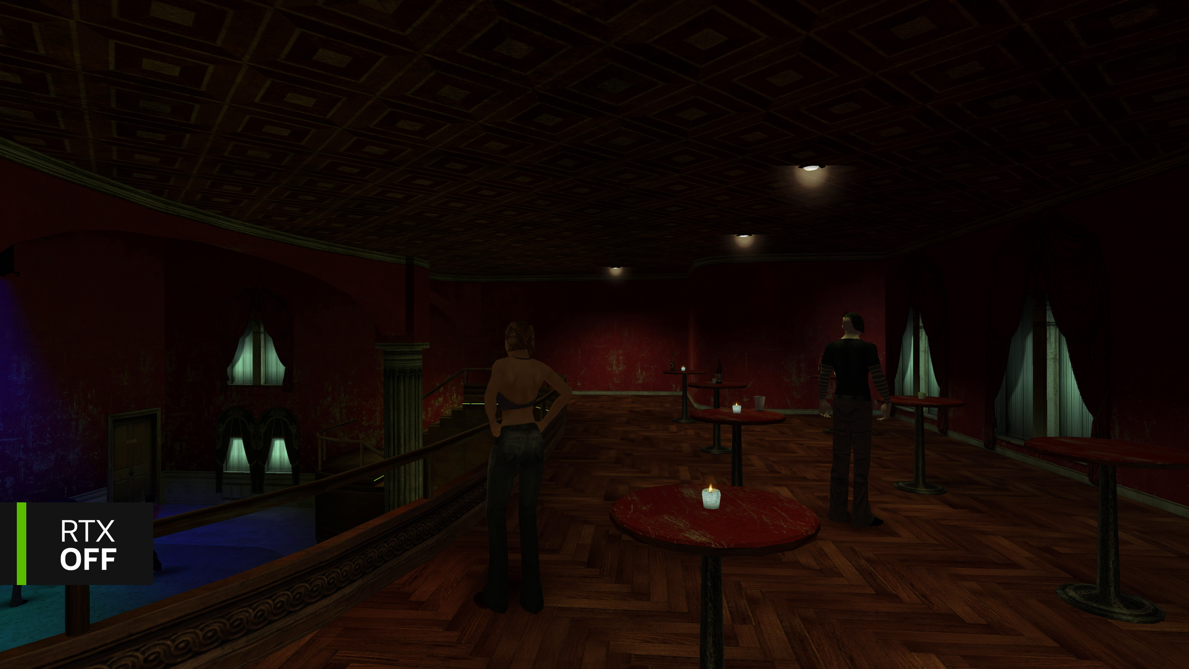 Vampire The Masquerade: Bloodlines - RTX Remaster On-Off Comparison