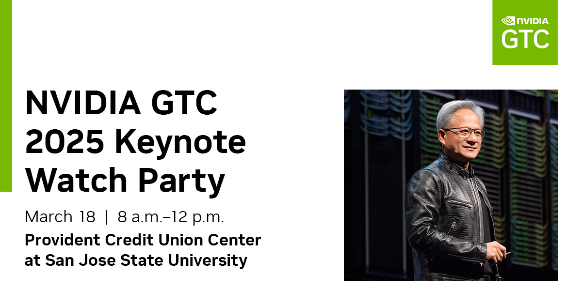 Join the NVIDIA GTC Keynote Watch Party | NVIDIA GTC 2025