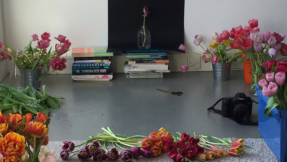 Anna Ridler at the AI Art Gallery | NVIDIA