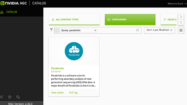Clara Parabricks per analisi del genoma | NVIDIA