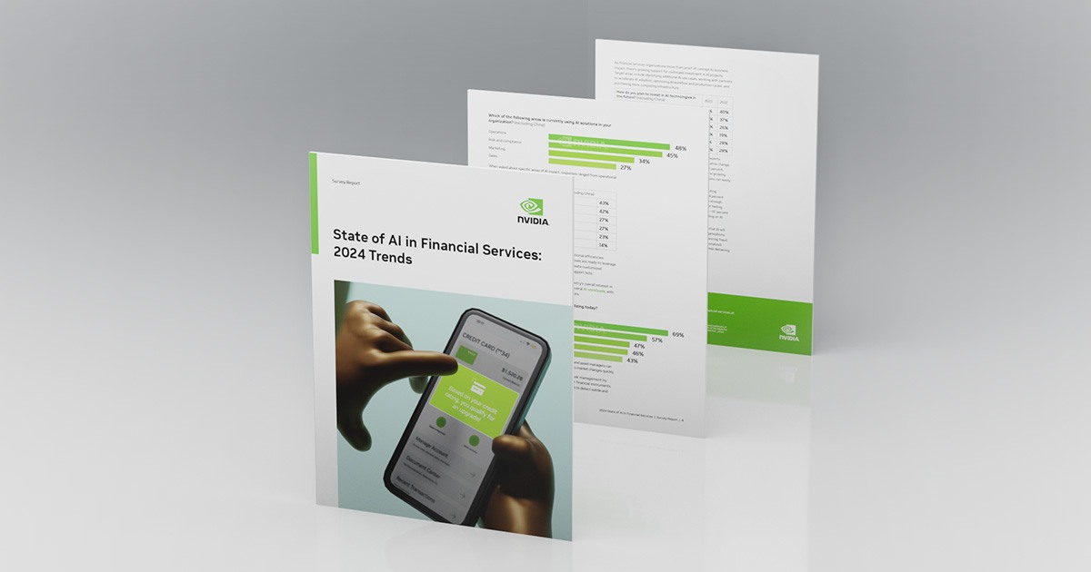 State of AI in Financial Services Survey Report from NVIDIA.