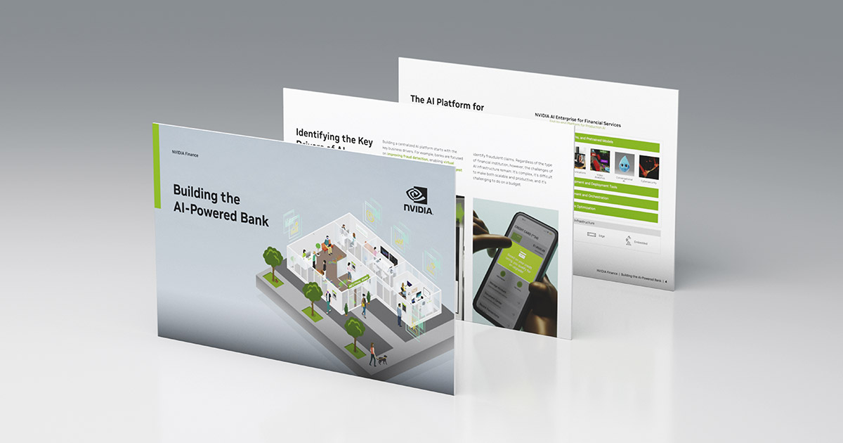 Building the AI Powered Bank | E-Book | NVIDIA