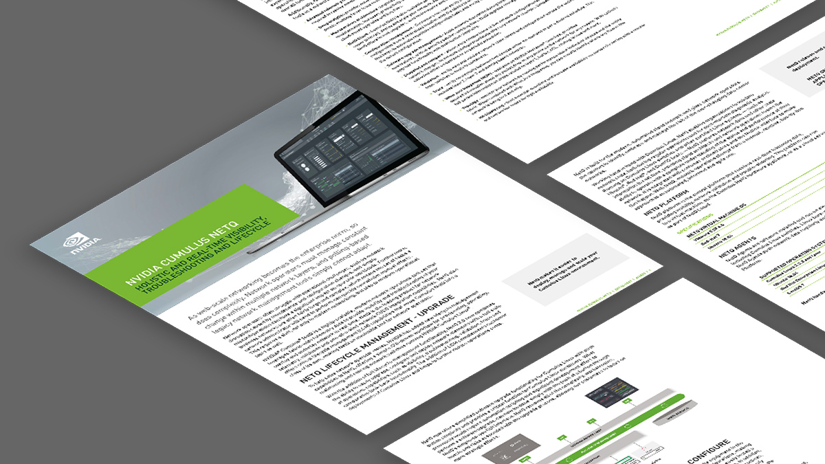 Network Operations and Cumulus NetQ | NVIDIA