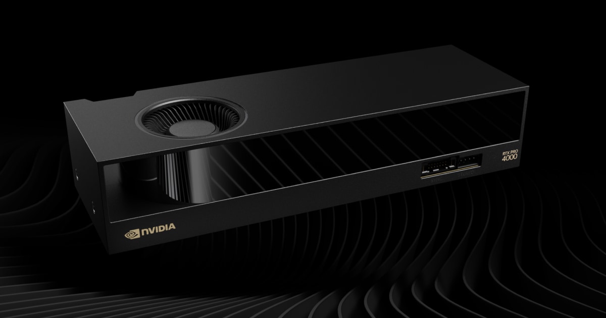 RTX PRO 4000 Blackwell SFF GPU for AI Workstations | NVIDIA