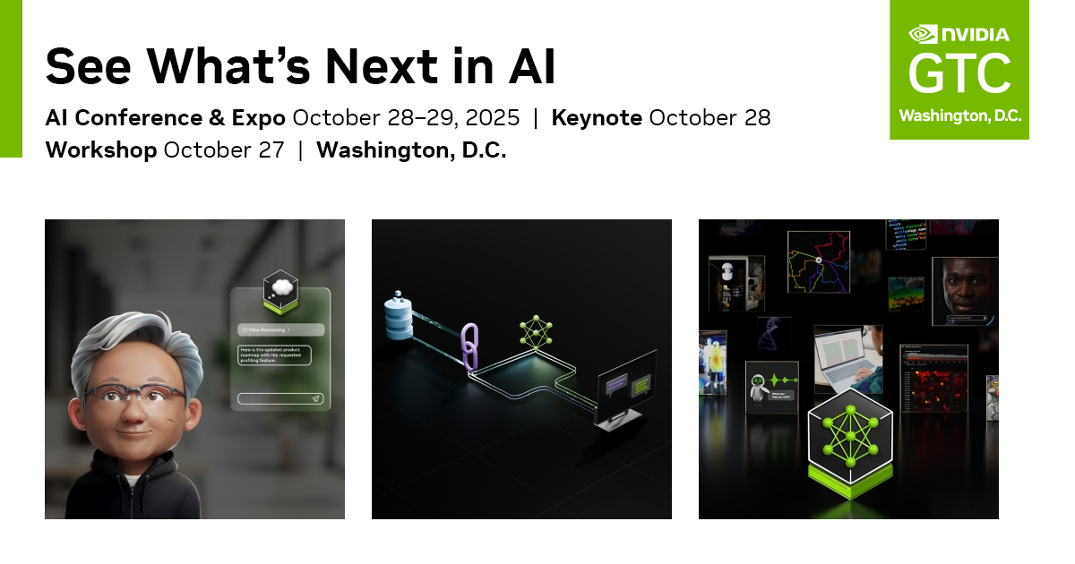 AI Data Platform Conference Sessions | NVIDIA GTC Washington, D.C. 2025