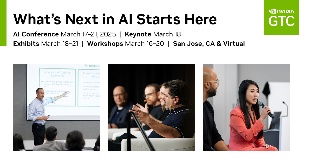 AI Day for Startups Conference Sessions | NVIDIA GTC 2025