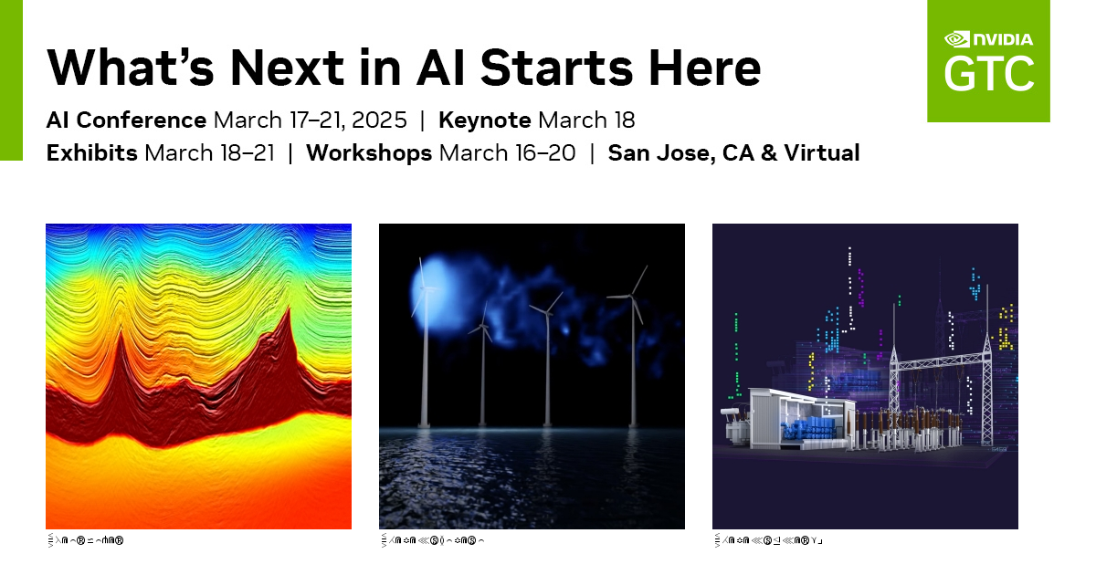 Energy Conference Sessions | NVIDIA GTC 2025