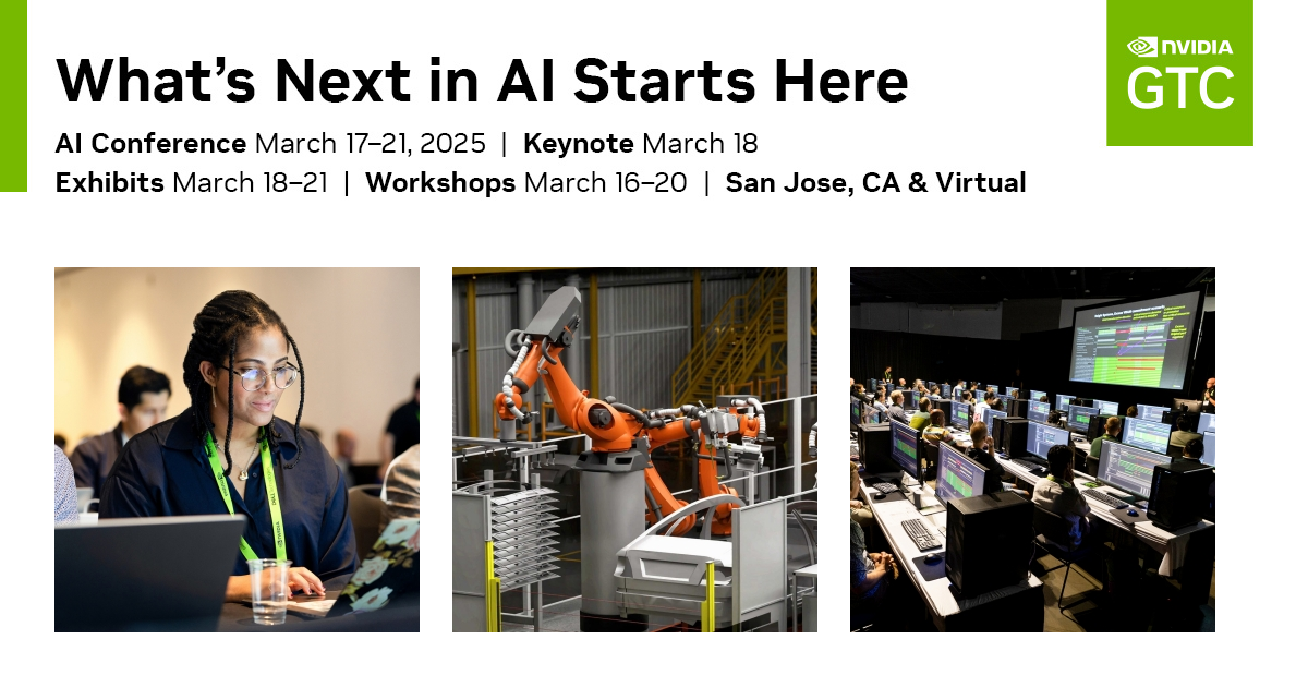 Physical AI and Robotics Training Conference Sessions | NVIDIA GTC 2025