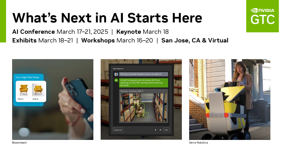 Retail and CPG Conference Sessions | NVIDIA GTC 2025