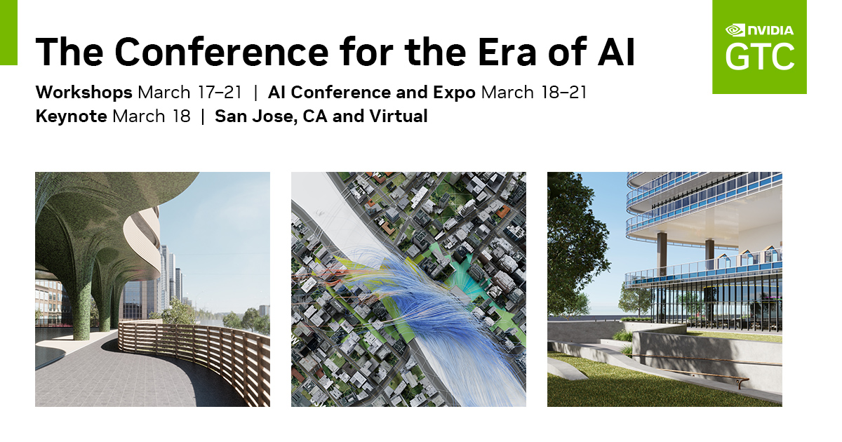 AECO Industry Conference Sessions | NVIDIA GTC 2024