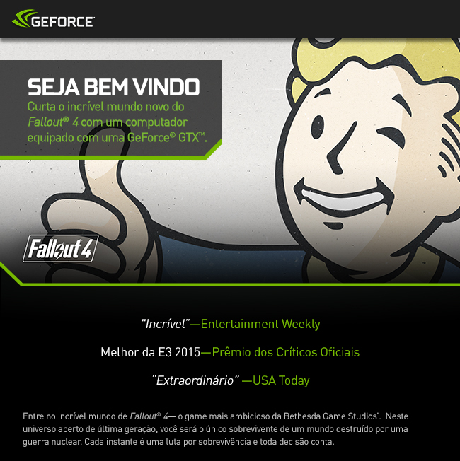 Computadores Gamer Para Jogar Fallout 4