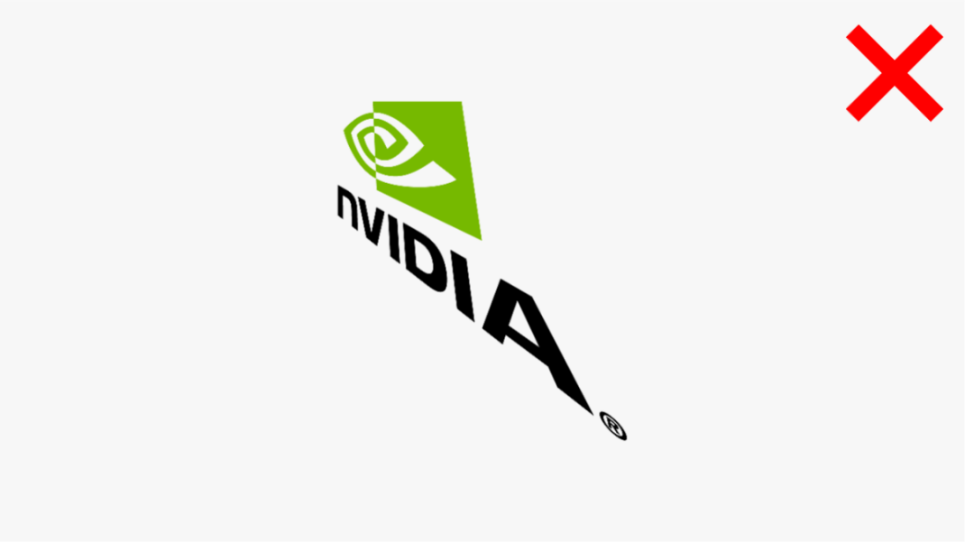 nvidia logo no background